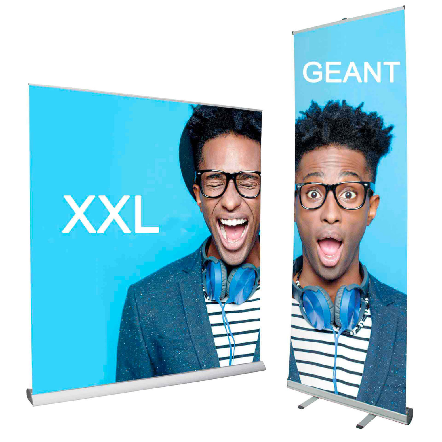 Roll up XXL - Grande largeur et hauteur sur mesure - Graine d'images