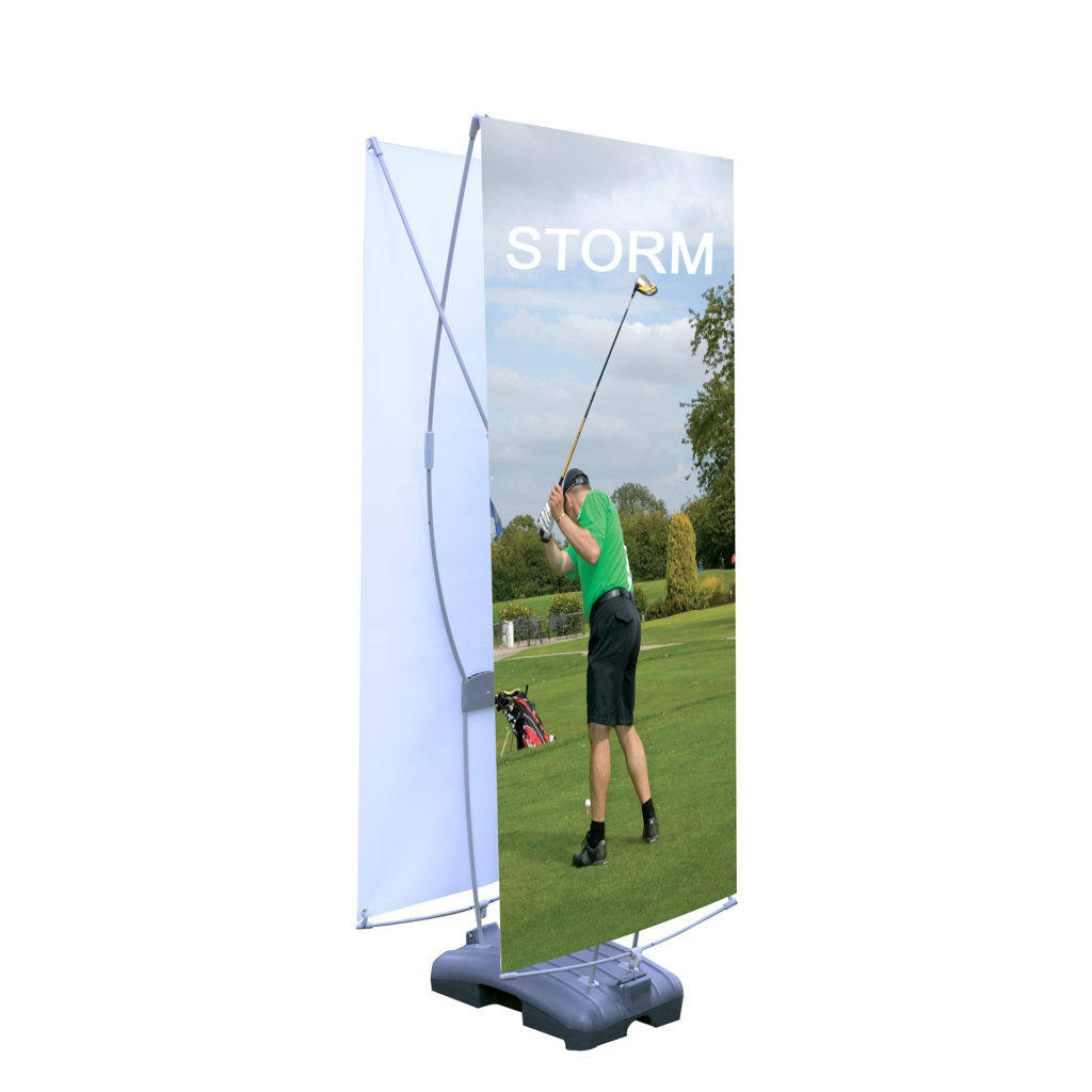 Kakémono, PLV totem extérieur STORM recto et verso au meilleur prix